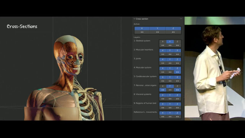 Z-Anatomy： The open source 3D atlas of human anatomy - Blender Video