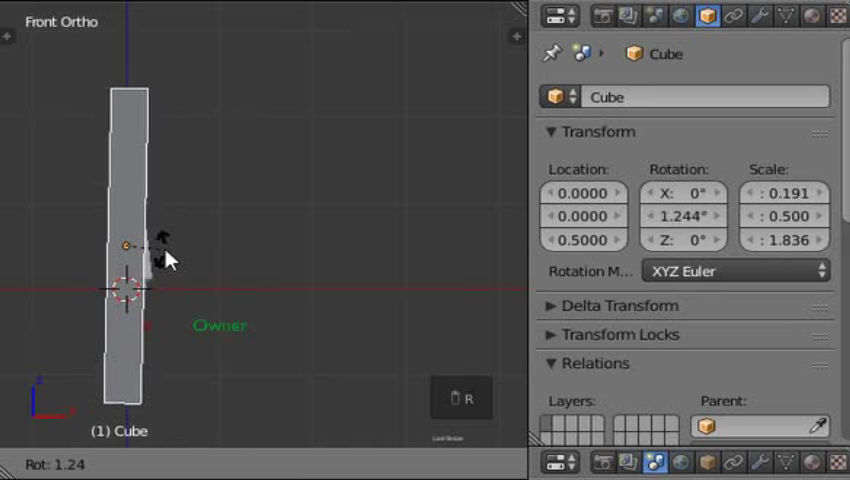 Shrinkwrap Constraint - Blender Video