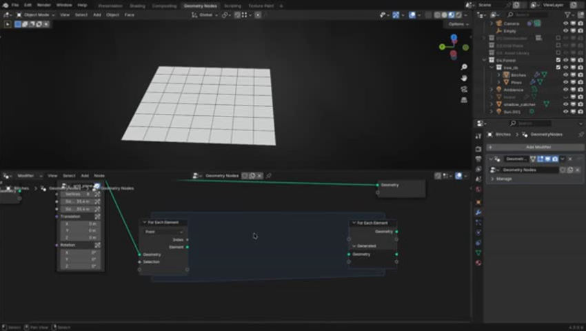 Gizmos, For-Each Zone and more! NEW Geometry Nodes features - Blender 4.3 - Blender Video