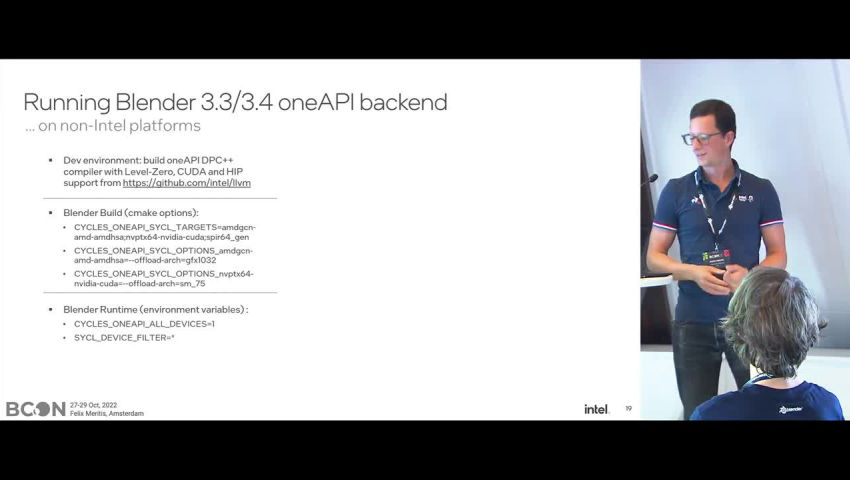 oneAPI backend： Cycles on Intel GPUs - Blender Video