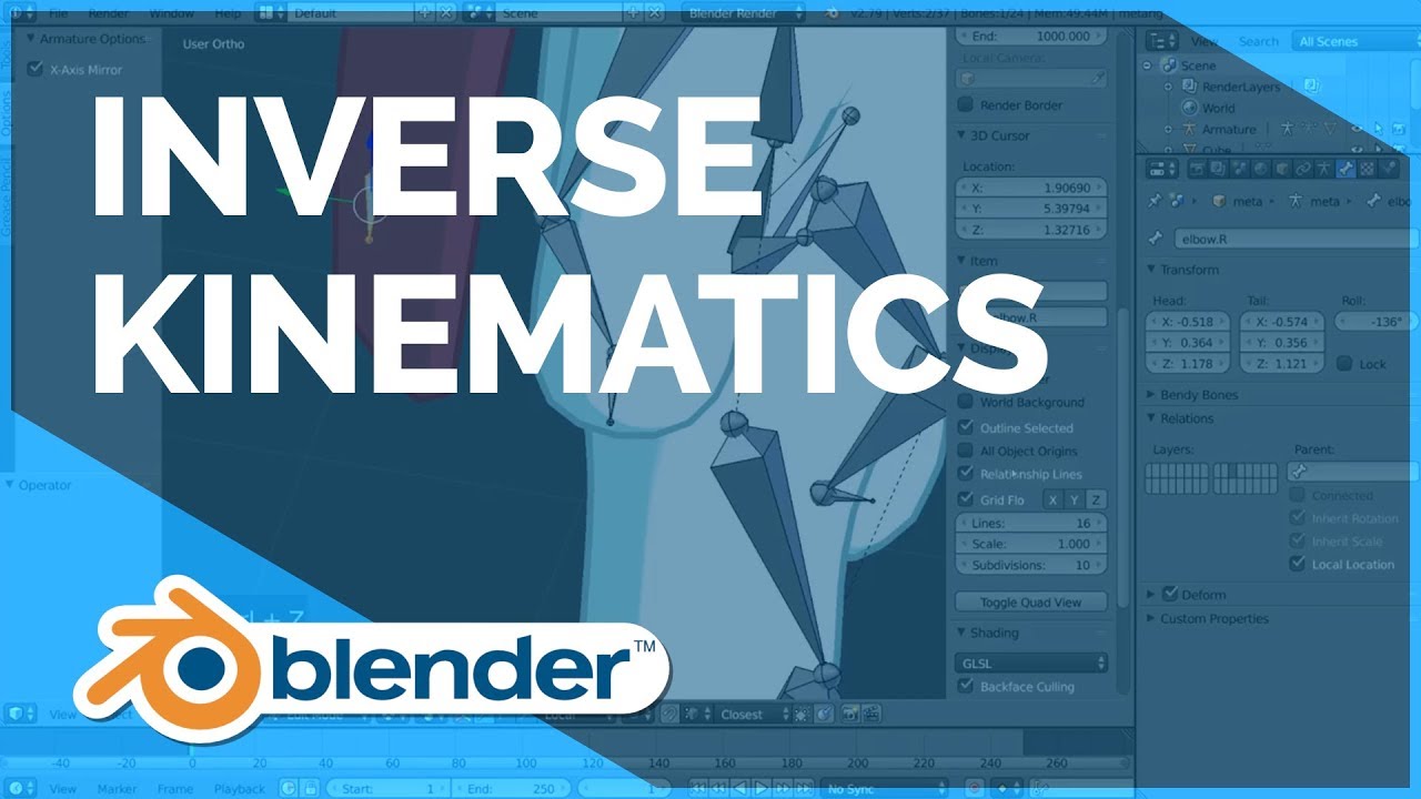 Inverse Kinematics - Blender Fundamentals - Blender Video
