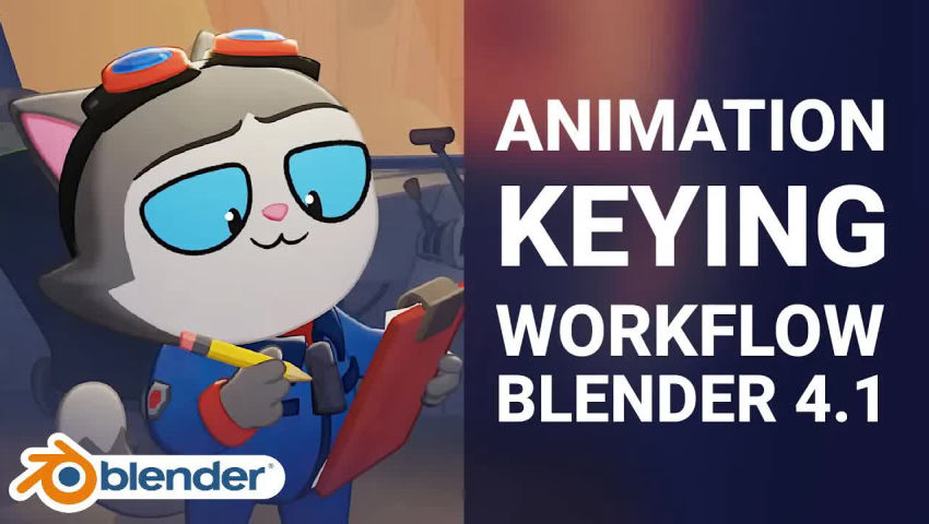 Keying Animation Updates in Blender 4.1 - Blender Video