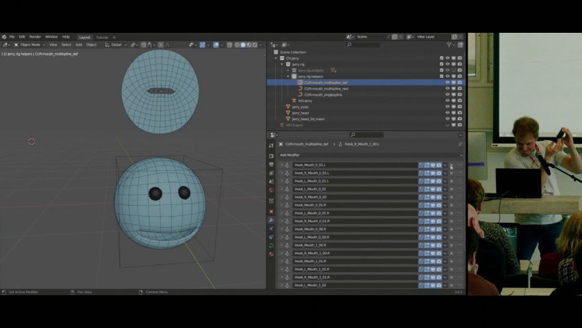 Rigging With Geometry Nodes on "Wing It!" - Blender Video